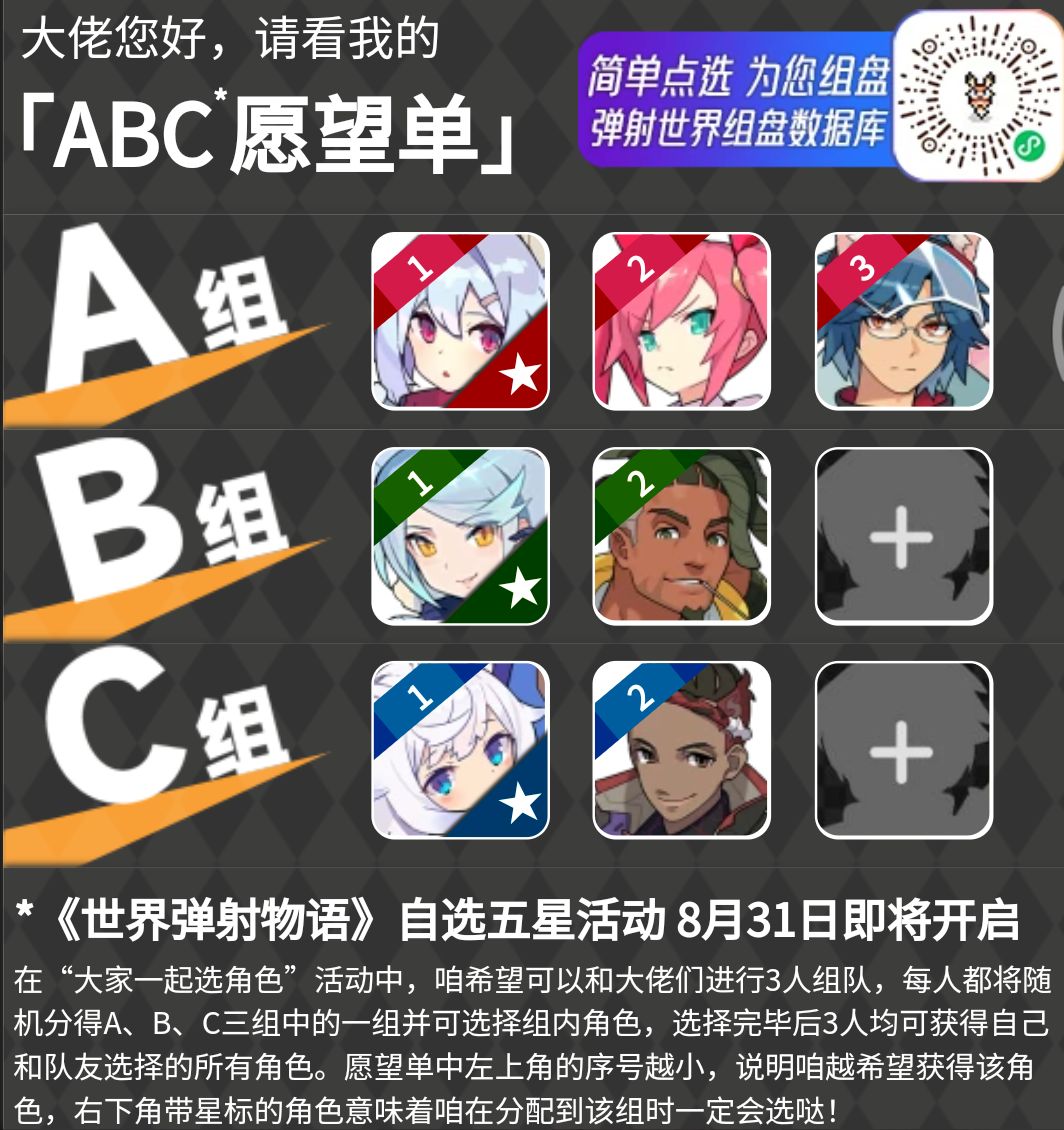 [提问求教] 提前放个ABC募集在这 A冰魔眼B泽塔C龙拳2=1 NGA玩家社区