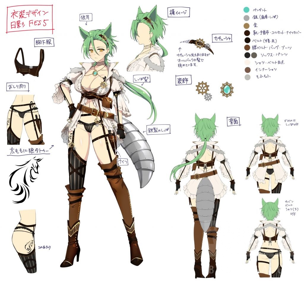 闪乱神乐 飞鸟&斑鸠 live2d&服装设计图 NGA玩家社区