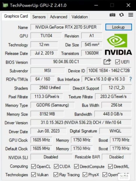 有没有大佬帮看看 这个是2070哪款 NGA玩家社区