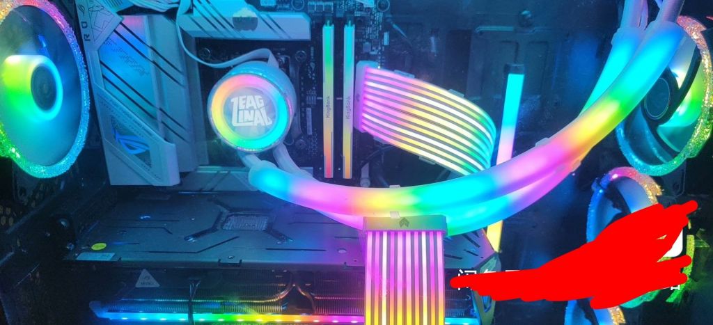 出一套盈通360水冷 酷月霓虹线 联力o11d 显卡rgb支架 rgb风扇--打包450 猎魂光蛛键盘-200 NGA玩家社区