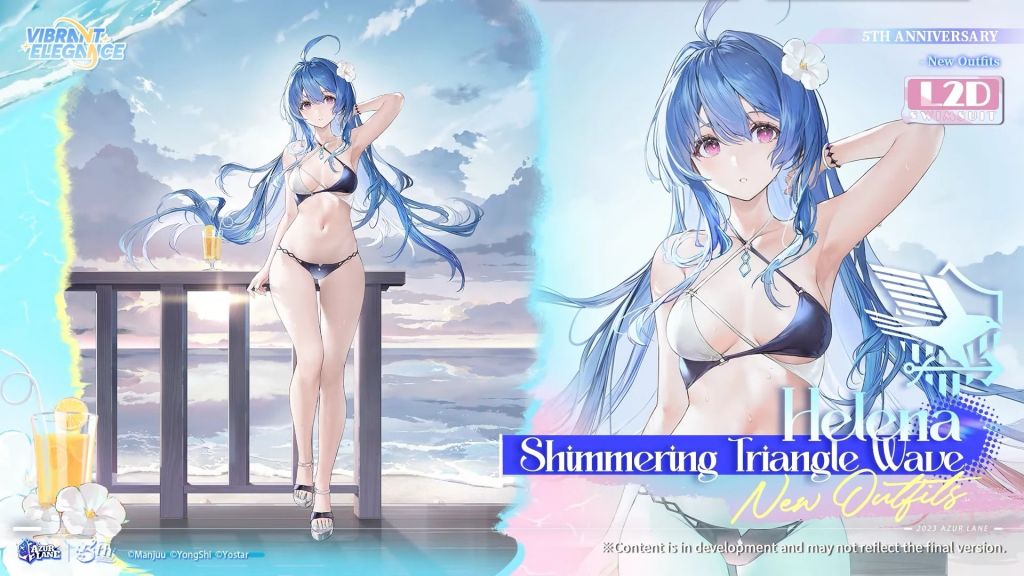 海伦娜泳装L2D！约克城誓约皮！赢！ NGA玩家社区