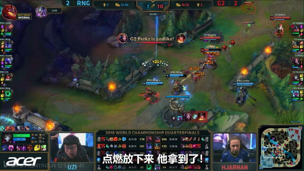 [本赛区赛事]回顾了一下传世经典，rng最后一把能输g2是真的离谱啊 NGA玩家社区