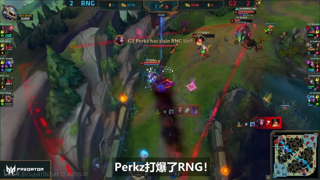 [本赛区赛事]回顾了一下传世经典，rng最后一把能输g2是真的离谱啊 NGA玩家社区