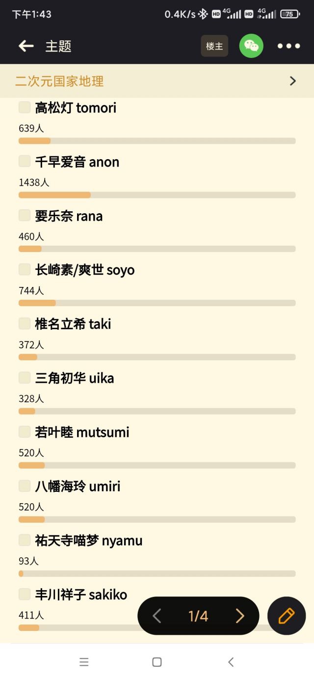 [mygo氵]mygo人物好感度与期待剧情小调查 NGA玩家社区
