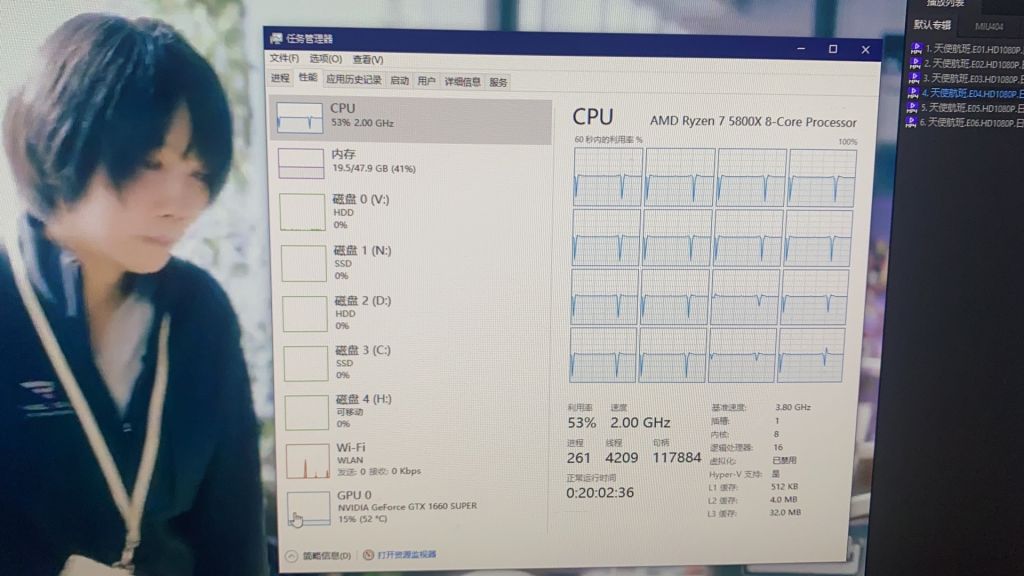 [硬件求助]请教一下5800x跑到60%就上不去了是什么问题？ NGA玩家社区