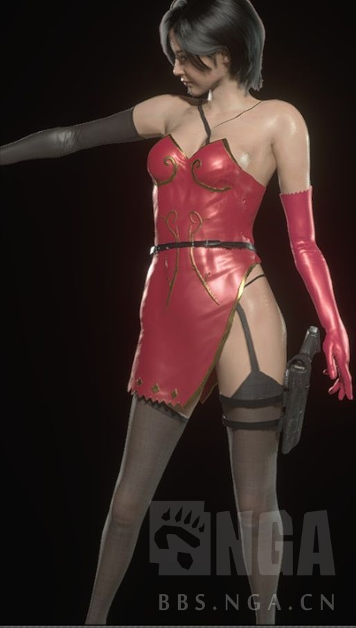 求指教，艾达小红裙mod，Ada Red DressZ1，打了之后脖子上的贴图会少一圈，请问有修复版的么？ NGA玩家社区