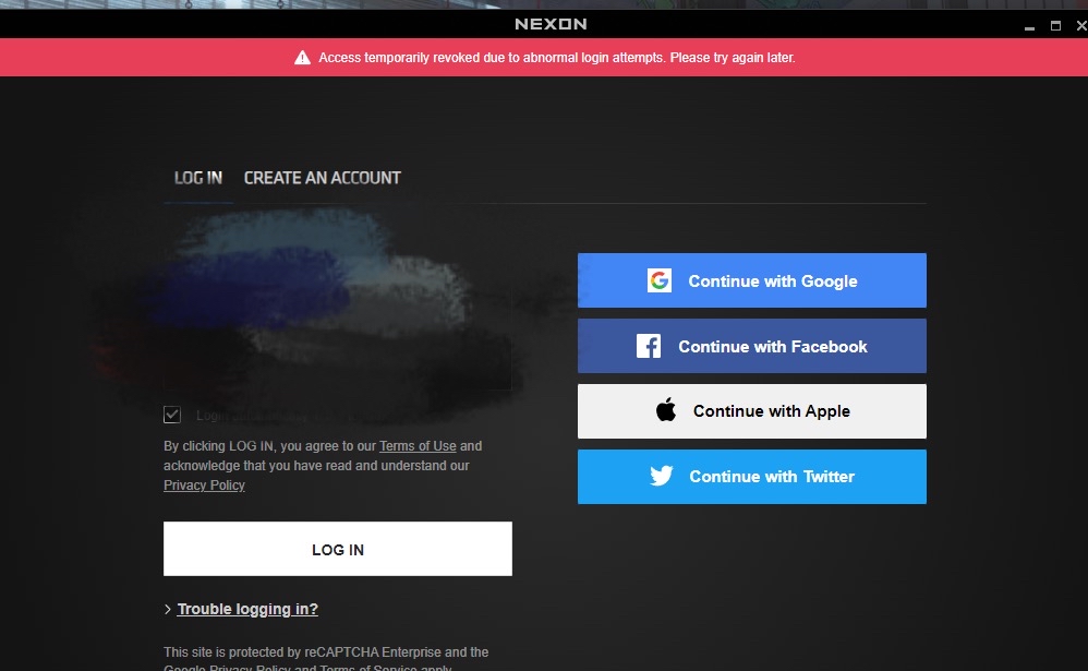 [国际服] nexon登陆出现了这串字符，是被ban了吗QAQ NGA玩家社区