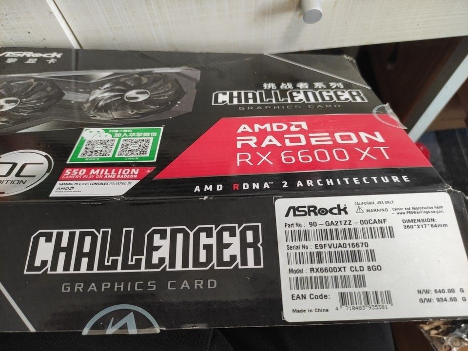 [显卡]华擎6600xt挑战者，省流950 NGA玩家社区