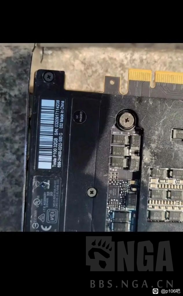 什么情况，32g显存双核心p100？12g显存双核心p106？ NGA玩家社区