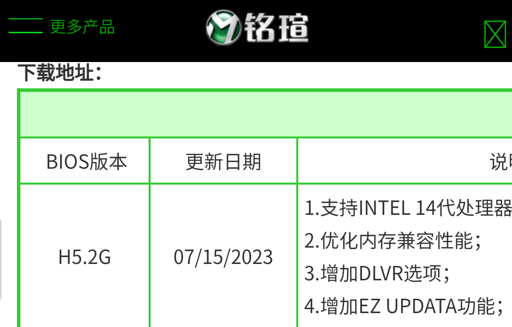 咨询老哥们一个铭瑄B760新BIOS的问题 NGA玩家社区