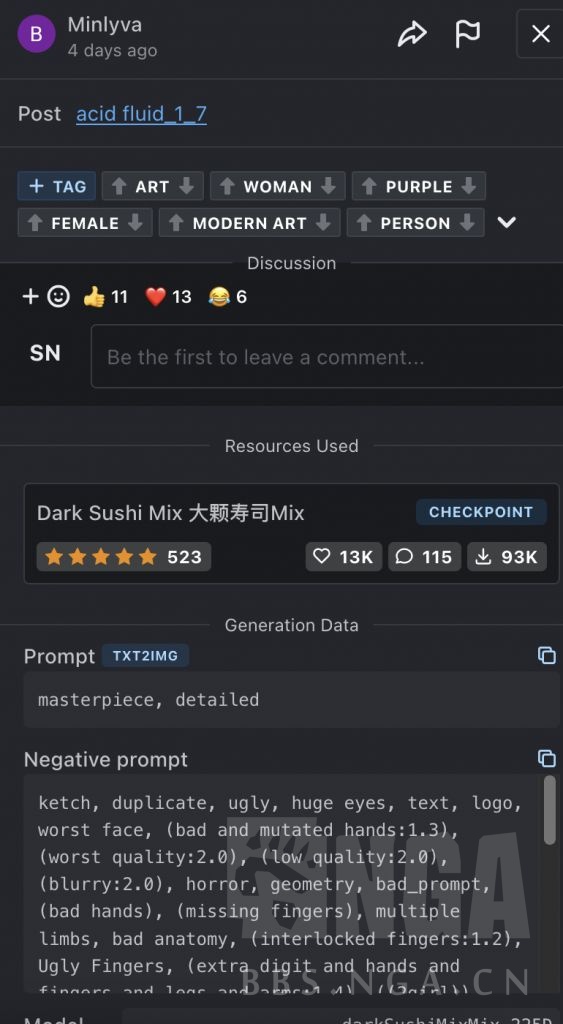 有没有那种ai图站推荐，想抄点tag 178