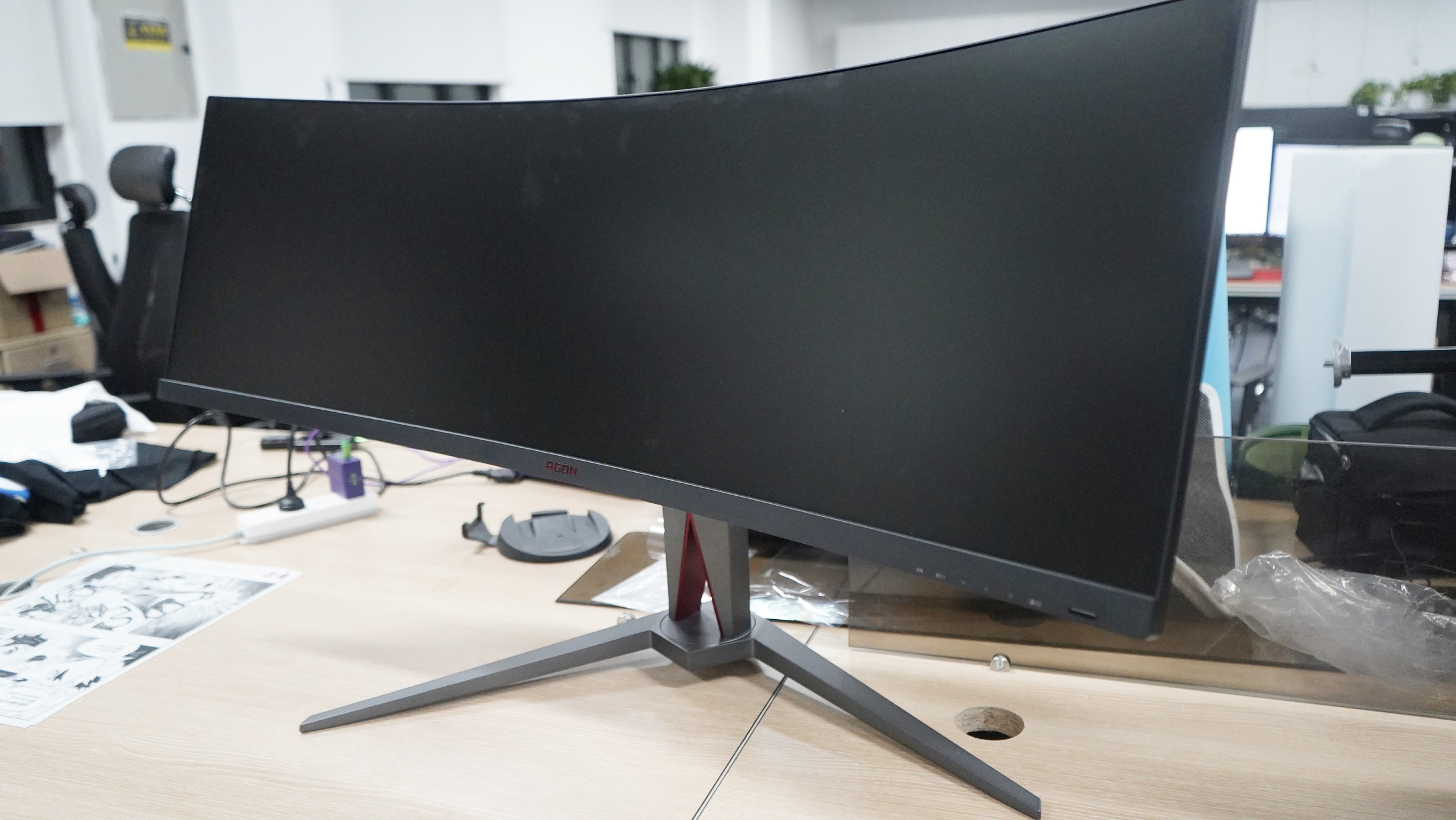 AGON曲面显示器AG455UCX开箱：32:9超宽视野与全新体验 NGA玩家社区