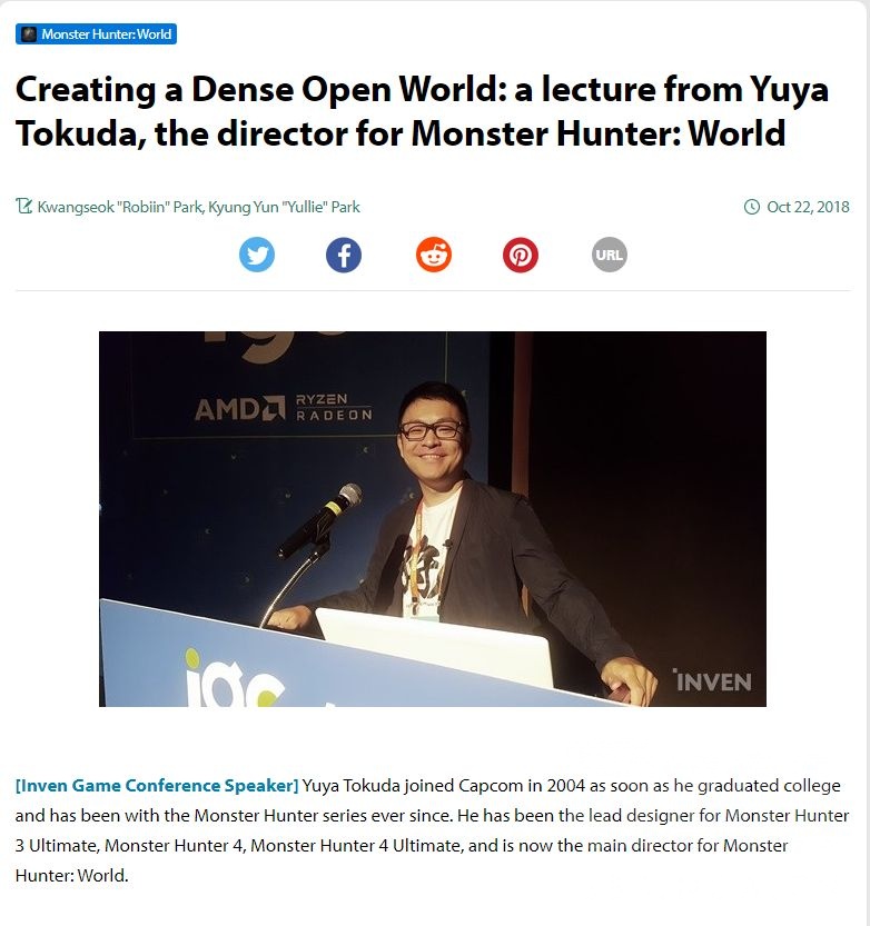 [新闻] 德田裕也采访表示mhw若按原计划开发要至2022年，曾计划为大蚁冢荒地增加水下区域和水下战斗的怪物 NGA玩家社区