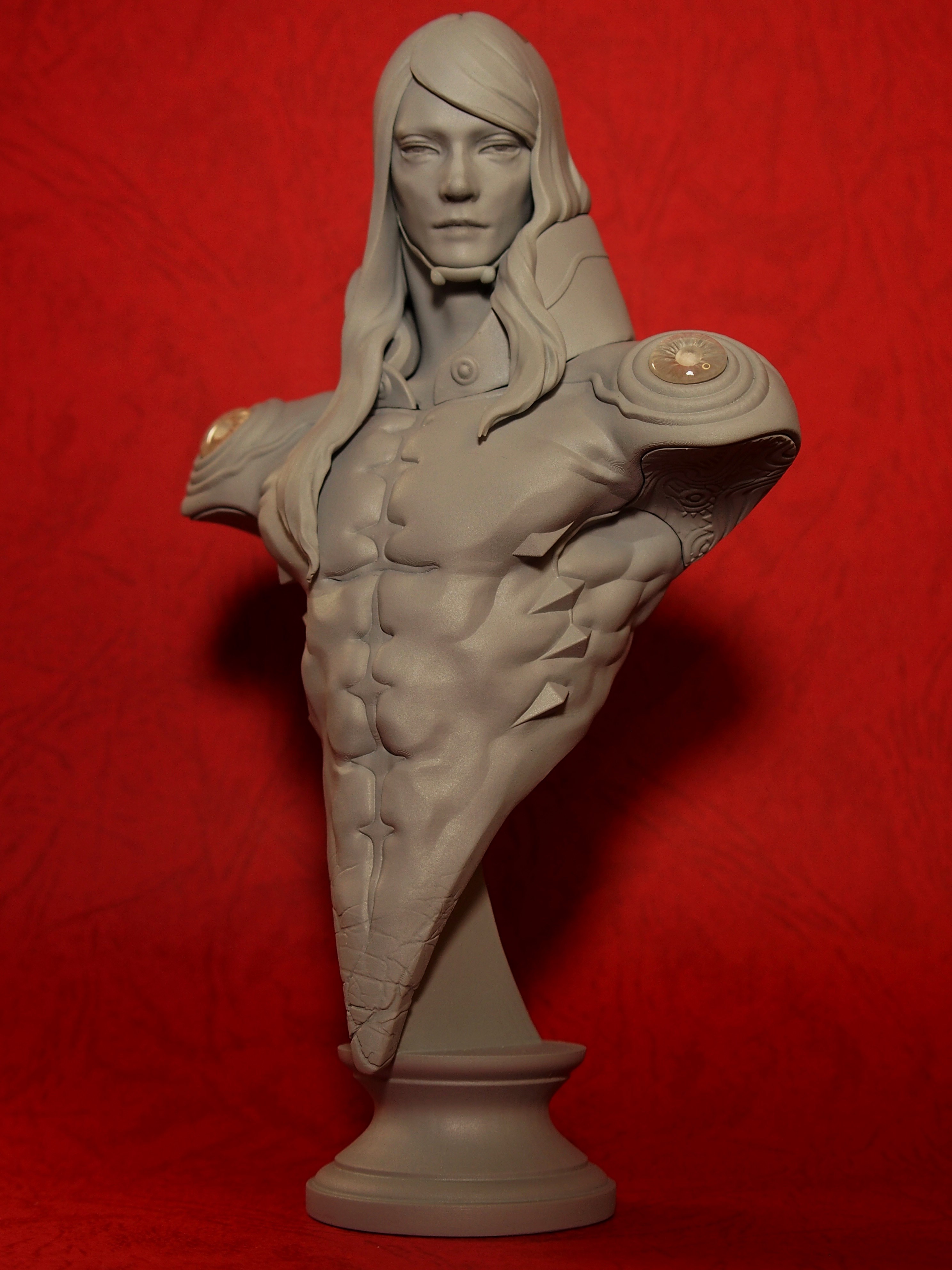 [艺术审美E-] 《特斯卡特利波卡胸像》 原型师：MIDORO NGA玩家社区