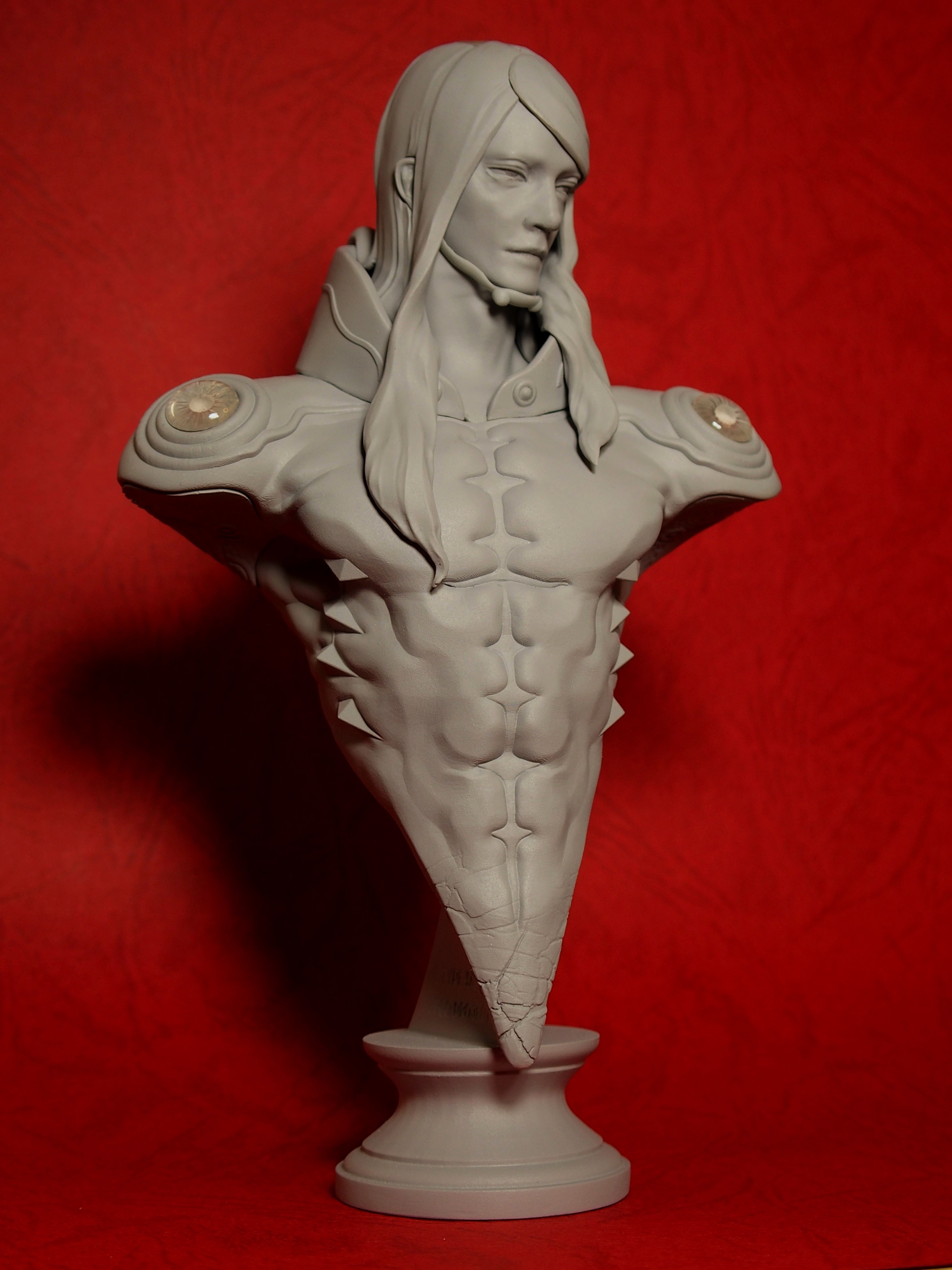 [艺术审美E-] 《特斯卡特利波卡胸像》 原型师：MIDORO NGA玩家社区