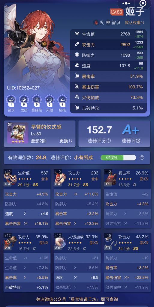 [求助提问]缺一个火c0+0的姬子能上吗 NGA玩家社区