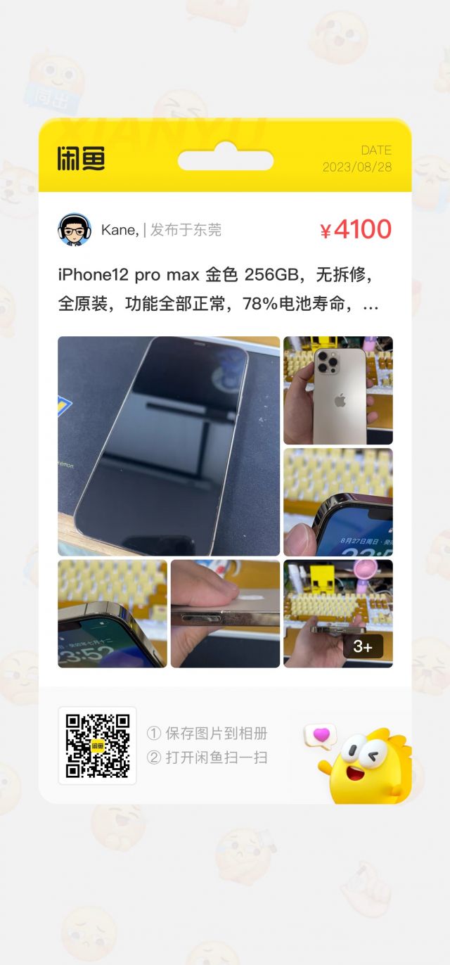 出ip12pm 金色 256GB，3900包邮顺丰 NGA玩家社区