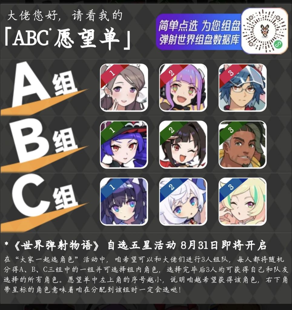 [ABC自选]ABC求组 NGA玩家社区