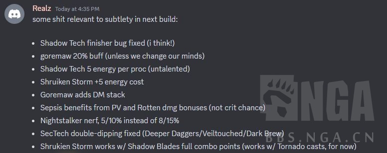 [搬运] [10.2 PTR] 下一次PTR更新时可能的敏锐改动 NGA玩家社区