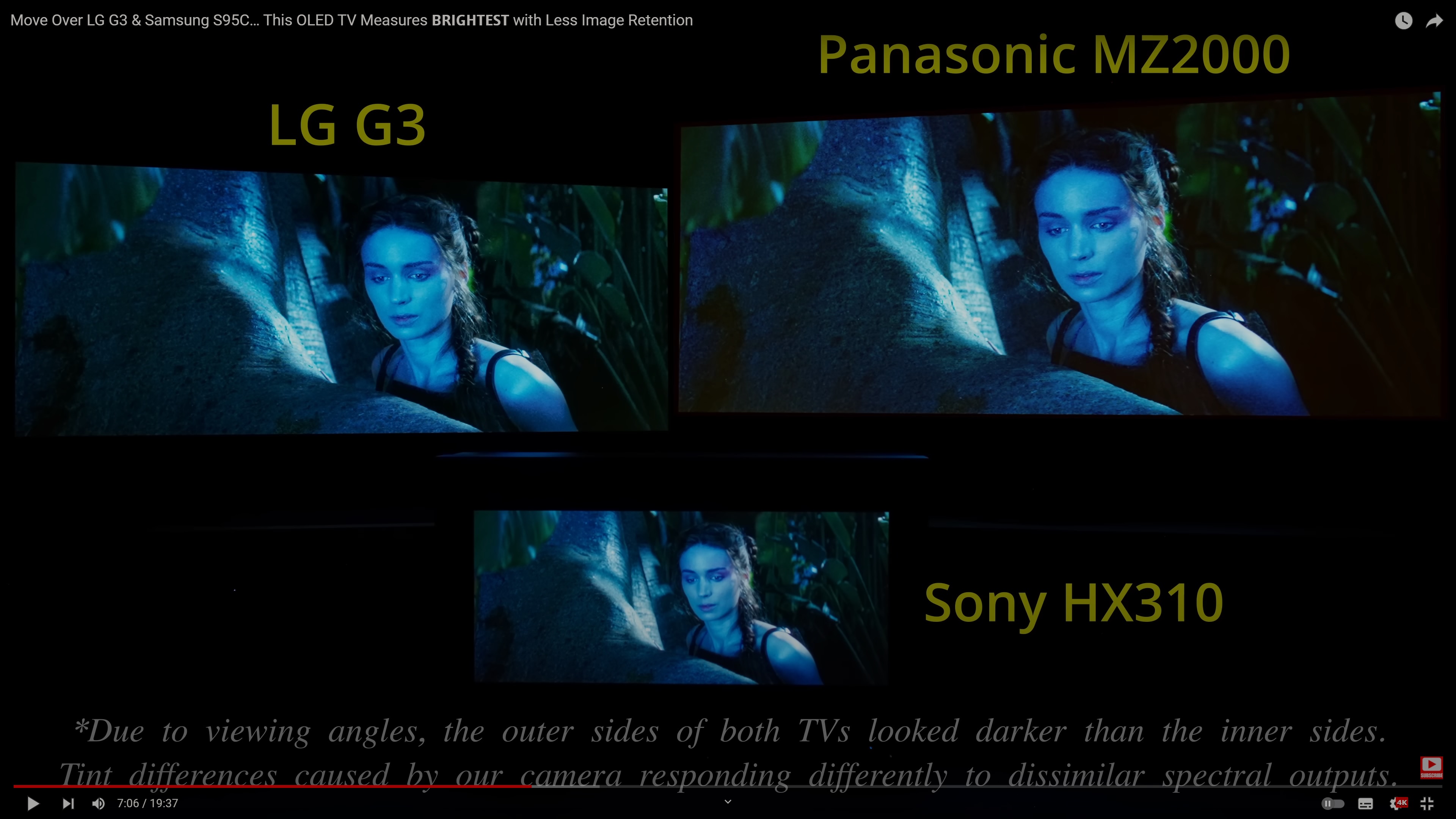 看到一个说法是OLED的暗部细节其实是最差的 可OLED对比度不是无穷大吗？ 178