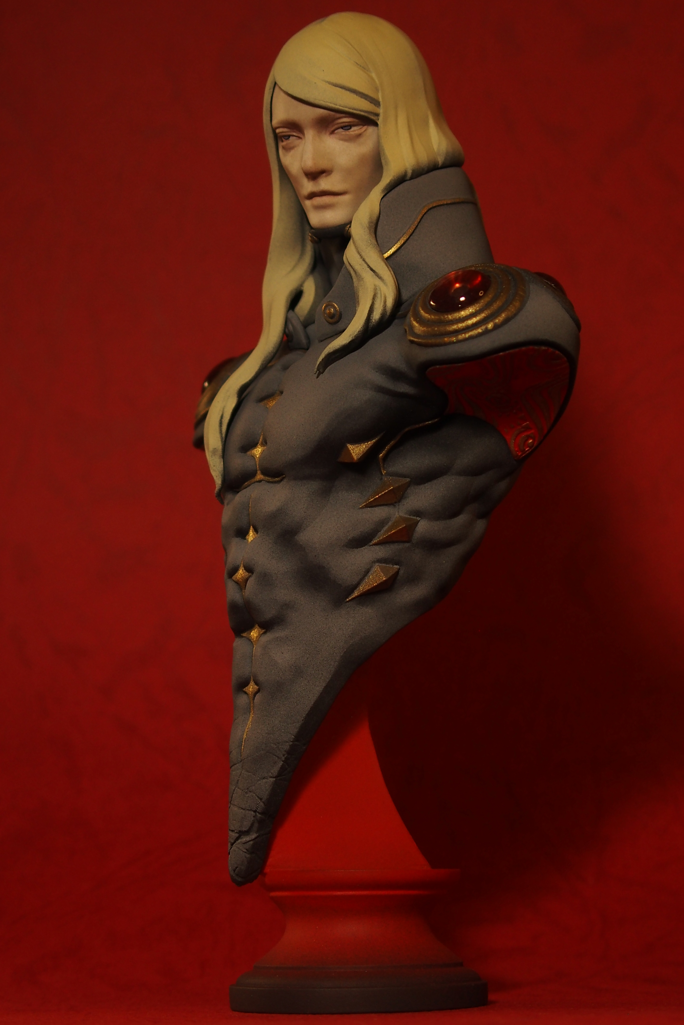 [艺术审美E-] 《特斯卡特利波卡胸像》 原型师：MIDORO NGA玩家社区