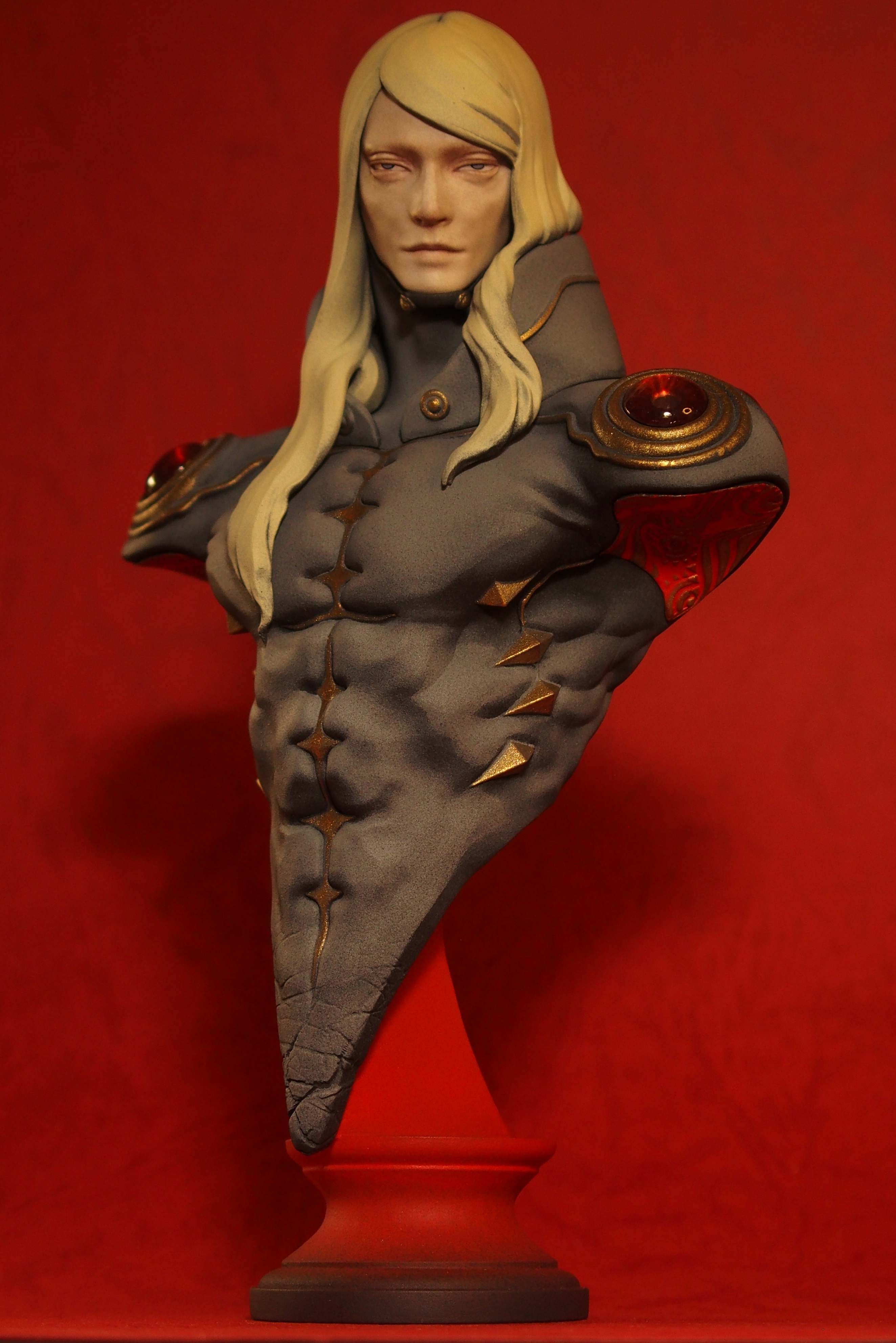 [艺术审美E-] 《特斯卡特利波卡胸像》 原型师：MIDORO NGA玩家社区