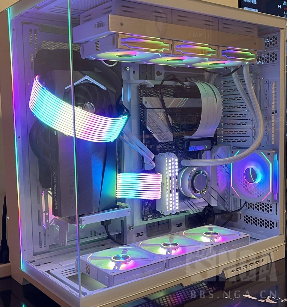 [硬件升级] 分享联力O11D家族最顶级旗舰版水族缸EVO XL+显卡侧挂套件 NGA玩家社区