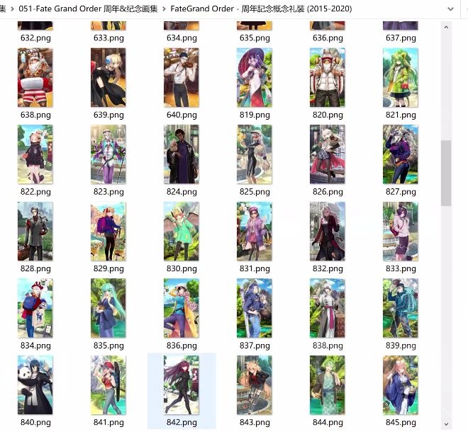 [理性蒸发A+] FGO1-7周年原画设定集网盘分享 178