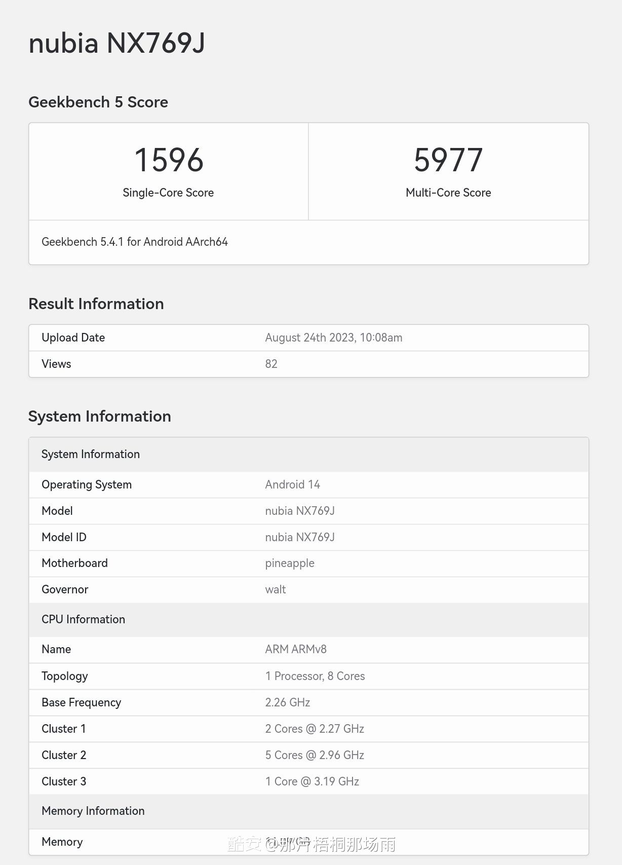 a17pro第一个跑分已出 178