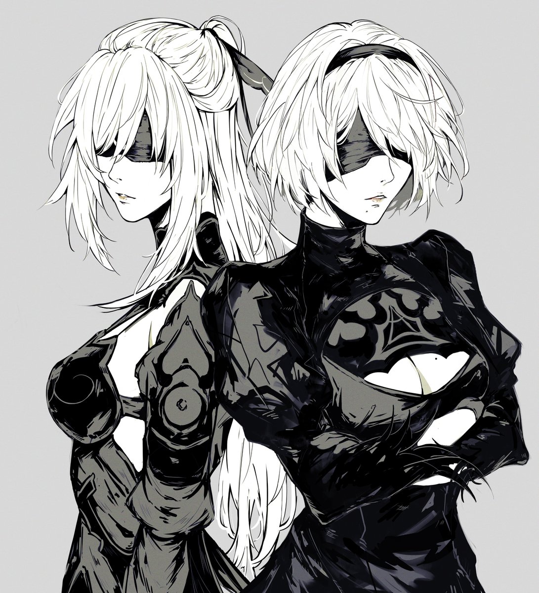 [同人搬运] [搬运] 镜流和2B NGA玩家社区