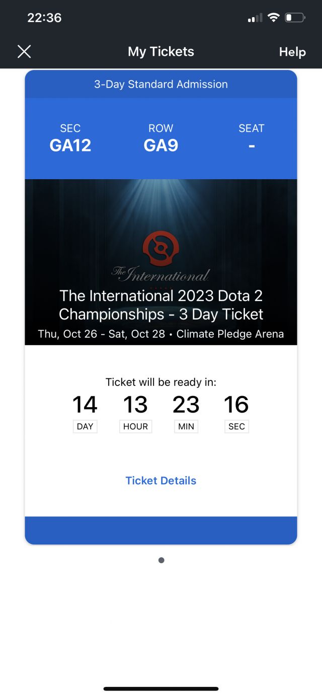 原价出ti12决赛三天套票 178