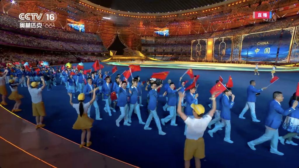 在开幕式之前煜哥已经上了CCTV5了，笑死-已更新亚运会dota2选手登场截图 NGA玩家社区