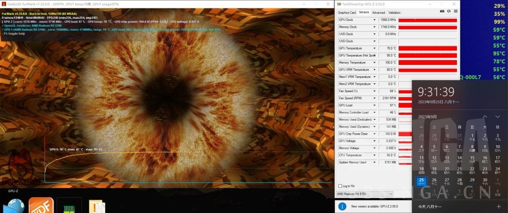 丐卡5700的散热这么拉的吗，烤机显存100度 NGA玩家社区