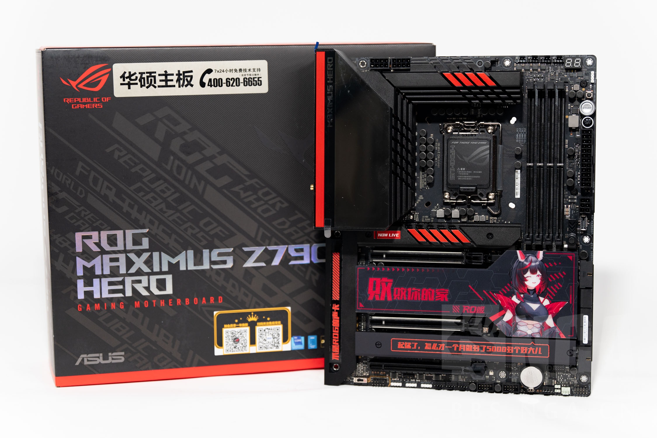 [ROLL周边] [展示贴] 华硕 玩家国度 ROG MAXIMUS Z790 HERO RO姬特别定制版 NGA玩家社区