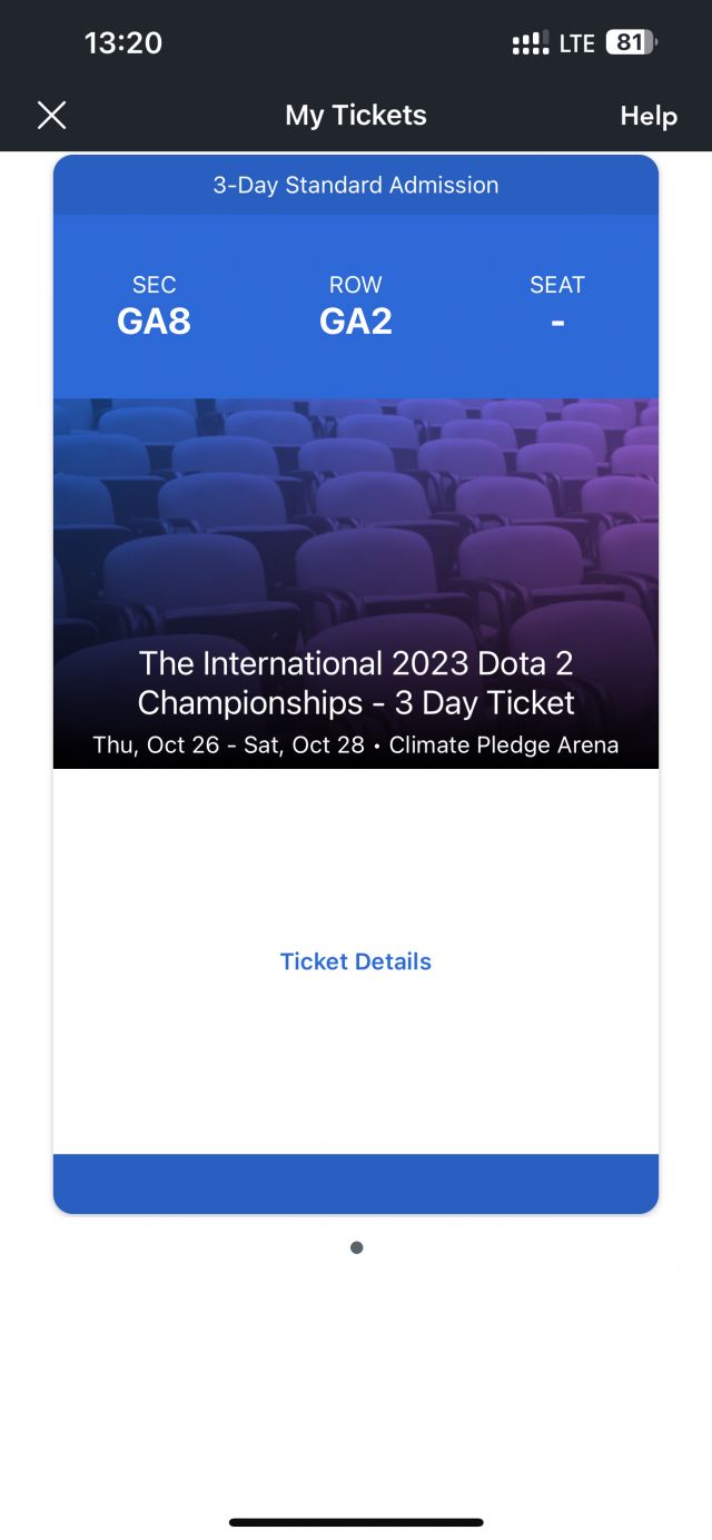 降价出ti12决赛三天票一张 NGA玩家社区