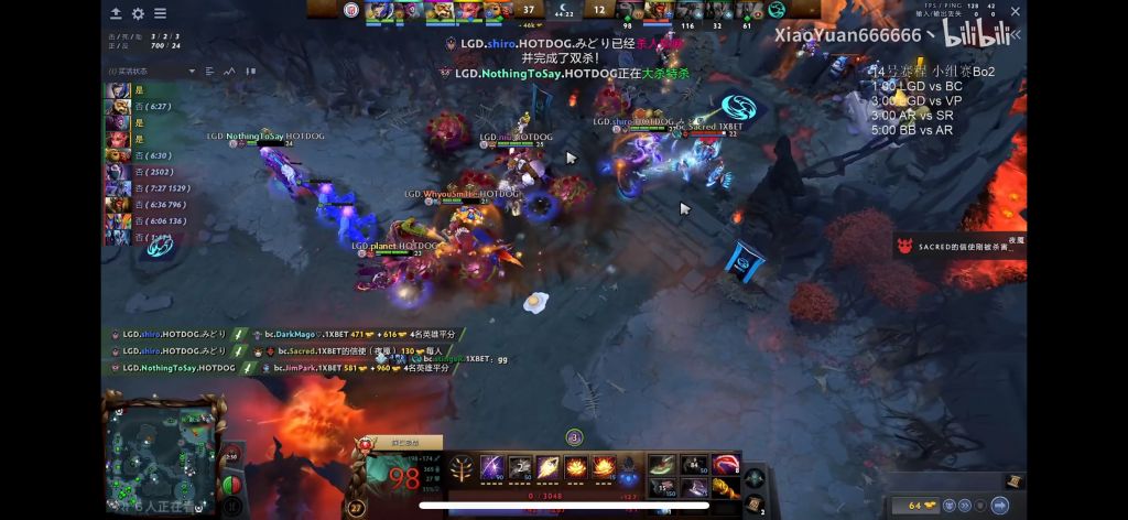感觉lgd打的很亢奋，3天比赛冲了4次泉，还有2次企图冲泉 178