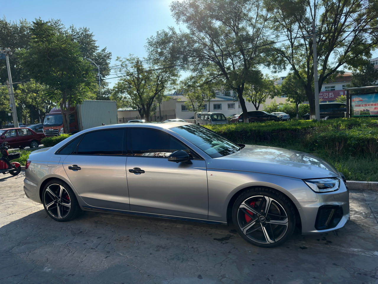 今天下定2024款A4L传奇黑配阿拉斯红 NGA玩家社区