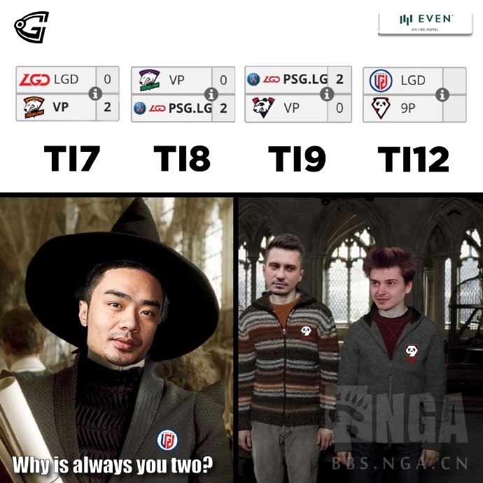How old are you ?今年将是solo和666第四次在TI淘汰赛对阵LGD NGA玩家社区