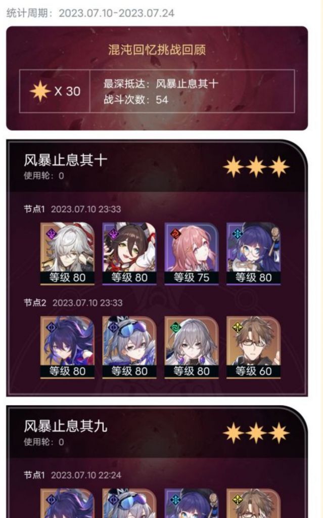 [心得交流氵][1_4混沌]用到退休系列-1.4深渊景元希儿0T NGA玩家社区