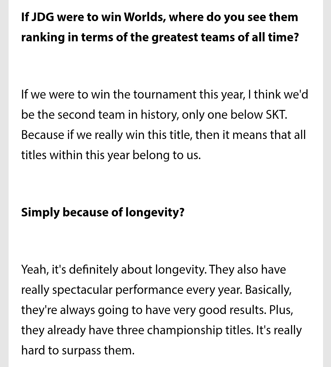 [联盟赛事] 左手：jdg如果夺冠历史第二战队 NGA玩家社区