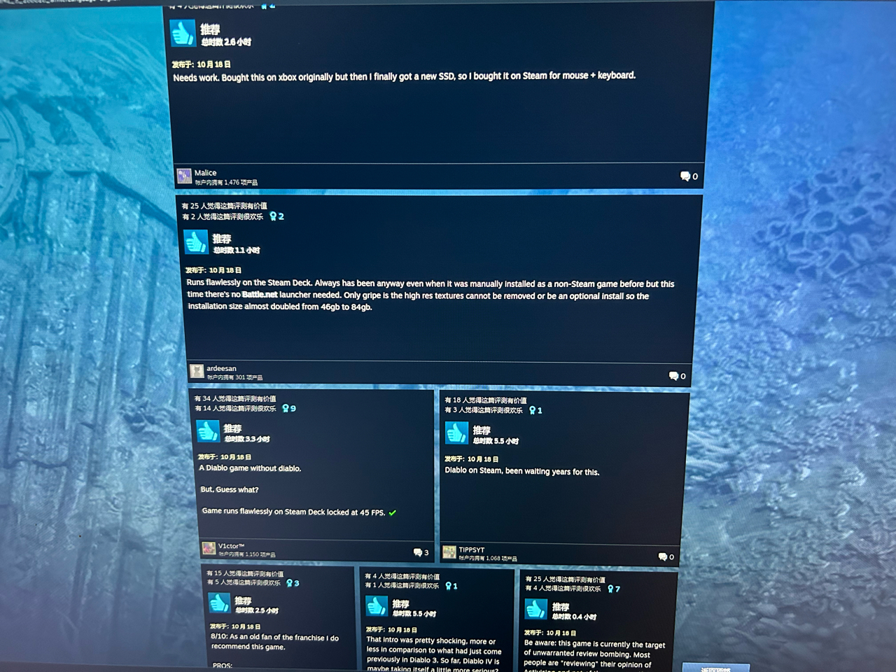 看了眼d4 steam评价不如说是中文区和英文区之争 NGA玩家社区