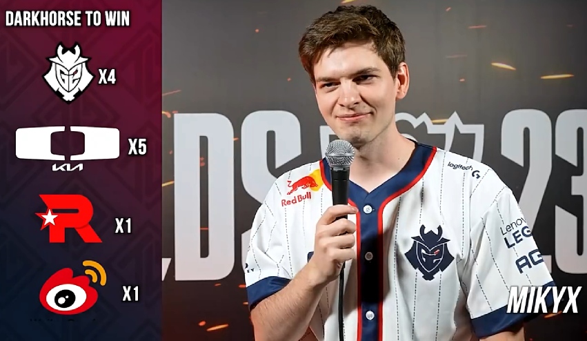 [联盟赛事] 预测世界赛黑马 dk g2最高，左手选wbg NGA玩家社区