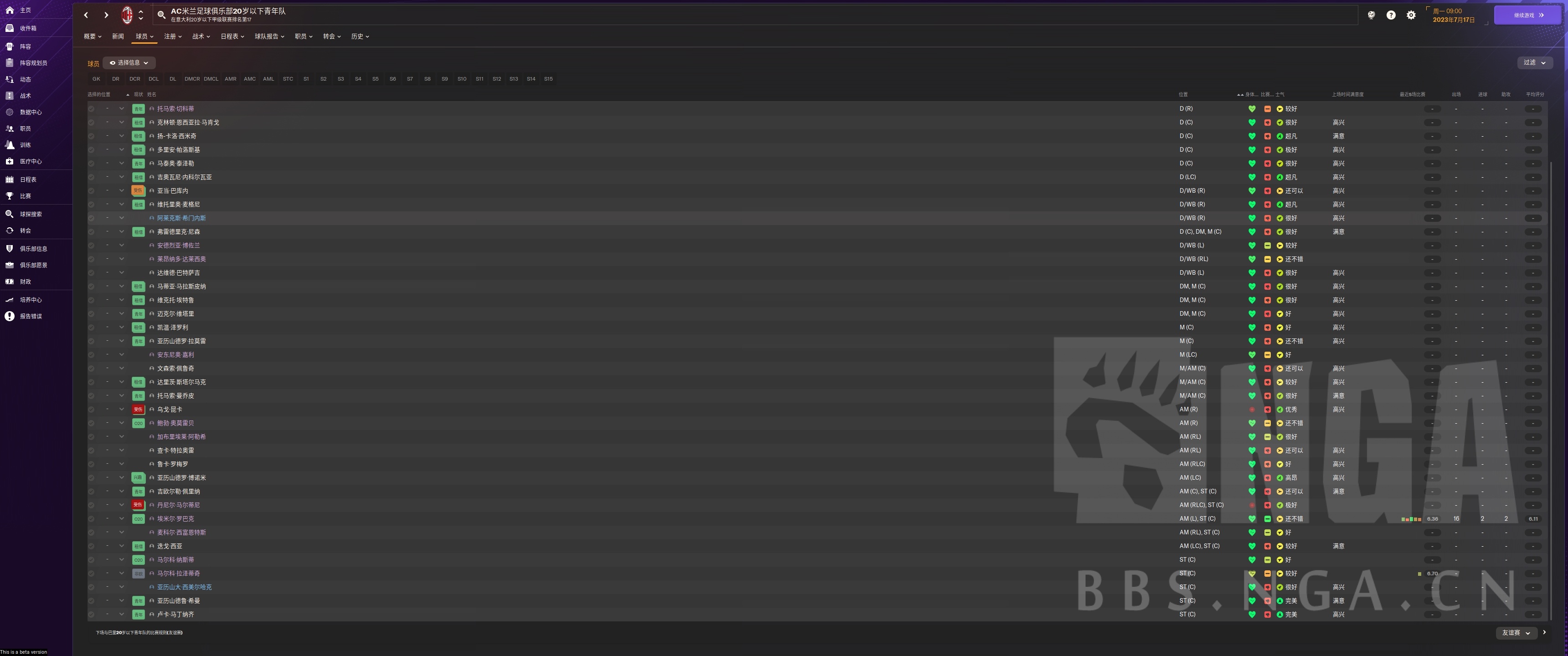 FM24有没有想看球员数据的小伙伴 NGA玩家社区