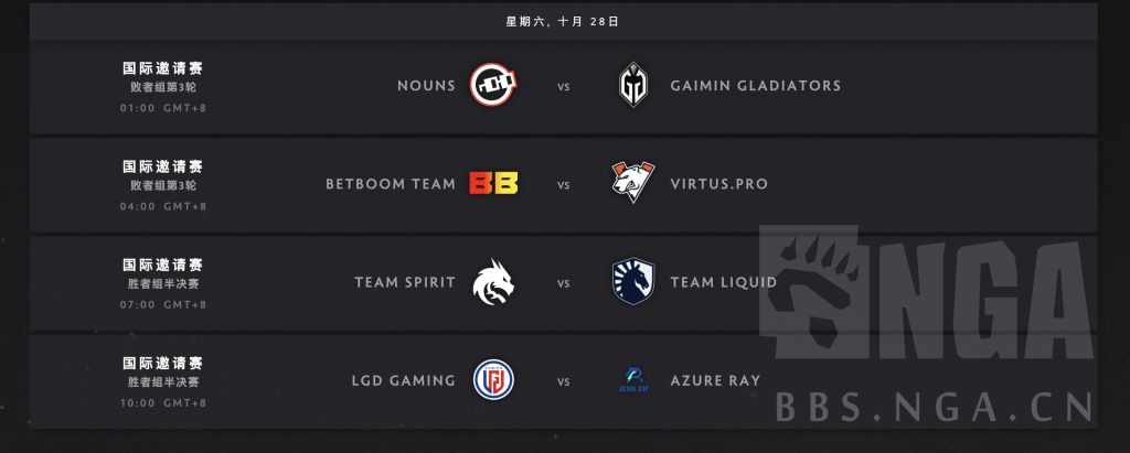 LGD与AR中的败者是打BB与VP中的胜者吗？ NGA玩家社区