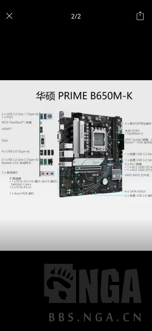 华硕b650m-k跌成700档了 NGA玩家社区