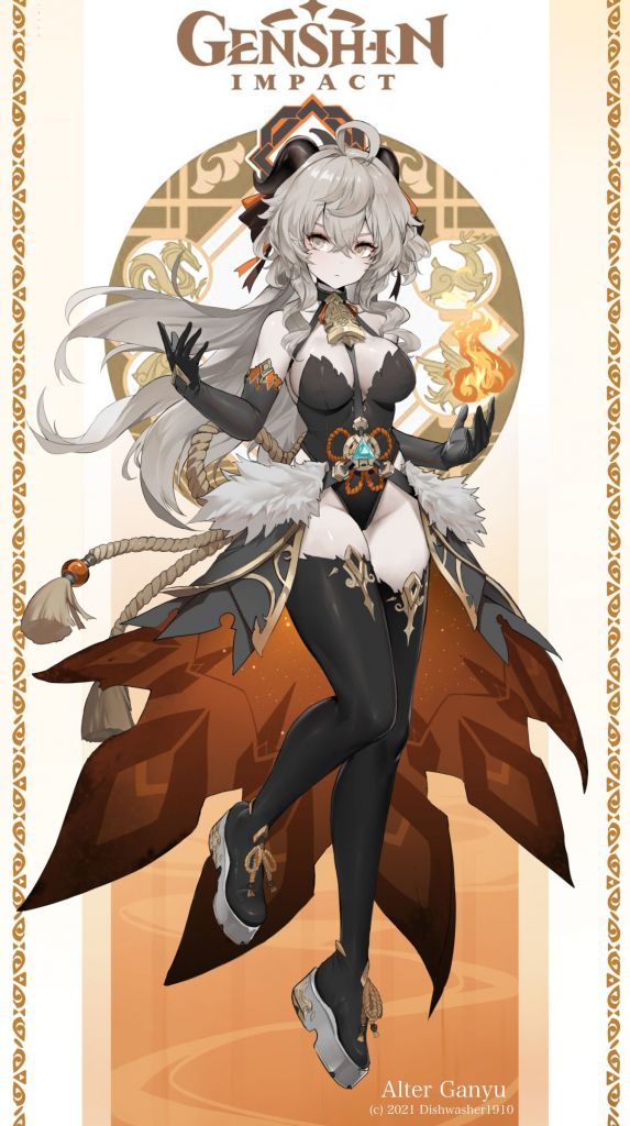 [插画搬运]甘雨Alter，火麒麟！ NGA玩家社区