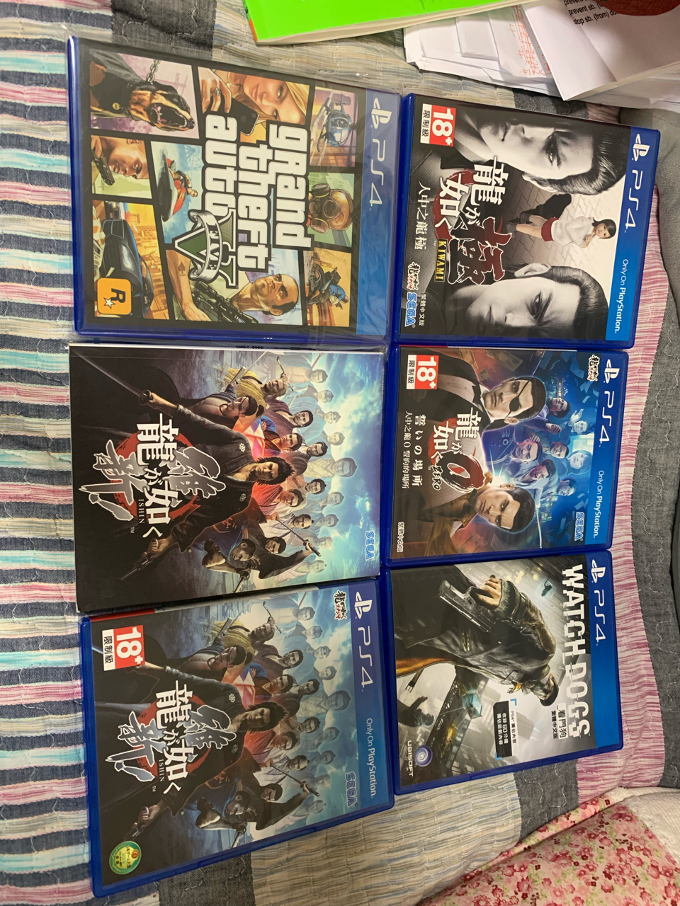 出售PS4游戏光盘如龙0看门狗中文版130元包邮非偏远 NGA玩家社区