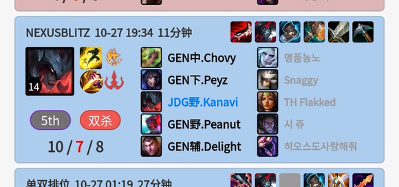 [联盟赛事] 无人在意的角落，kanavi偷偷和geng五黑 NGA玩家社区