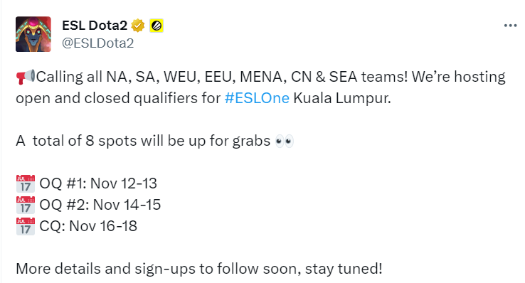 中东阿拉伯赛区加入ESL体系？ MENA与其他六大赛区并列出现 NGA玩家社区