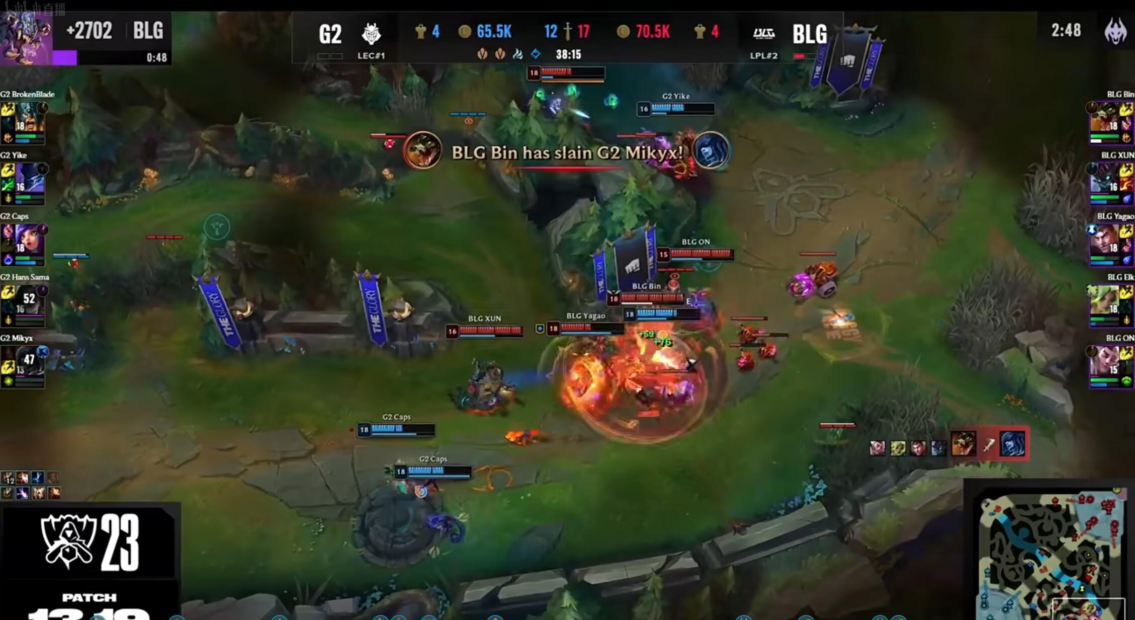 [国际赛事]啊！？blg输了！？我都发贴想看blg八强再尽孝了 NGA玩家社区